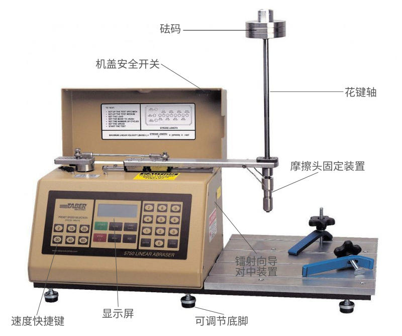 Taber 5750线性磨耗仪 - 翁开尔